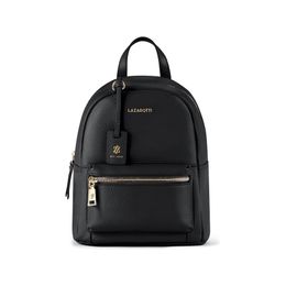 Lazarotti Bologna Leather1 City Rucksack Leder 27 cm in black | Gr.: onesize