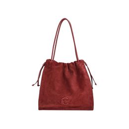 Coccinelle Dulse Suede - Beuteltasche L 40 cm (cognac) in ribes/ribes | Gr.: onesize