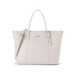 Lazarotti Bologna Leather Shopper Tasche Leder 31 cm in cream | Gr.: onesize