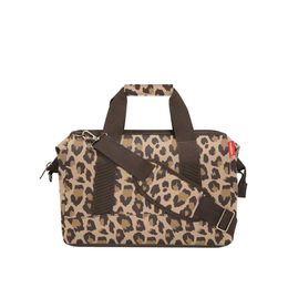Reisenthel travelling allrounder M - Reisetasche 40 cm (smiley grey) in leo macchiato | Gr.: onesize