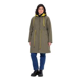 Ulla Popken Mantel in moosgr&uuml;n | Gr.: 50-52