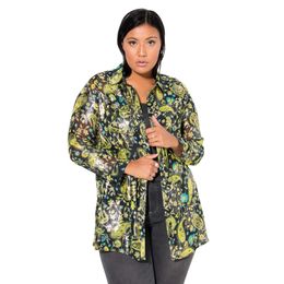 Studio Untold Bluse in schwarz | Gr.: 50-52