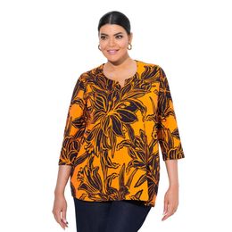 Ulla Popken Shirt in clementine | Gr.: 54-56