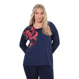 Ulla Popken Shirt in marine | Gr.: 42-44