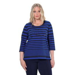 Ulla Popken Shirt in marine | Gr.: 50-52