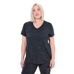 Ulla Popken Shirt in schwarz | Gr.: 42-44