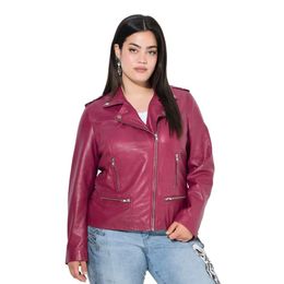Angel of Style Lederjacke in dunkel weinrot | Gr.: 52