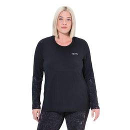 Ulla Popken Longsleeve in schwarz | Gr.: 42-44