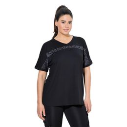 Ulla Popken Shirt in schwarz | Gr.: 62/64