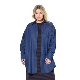 Studio Untold Hemdbluse in blue denim | Gr.: 42-44