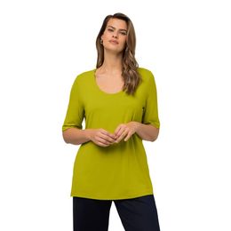 Ulla Popken Shirt in pistazie | Gr.: 46-48