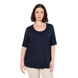 Ulla Popken Shirt in mitternachts blau | Gr.: 46-48