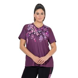 Ulla Popken Shirt in dunkle kirsche | Gr.: 50-52