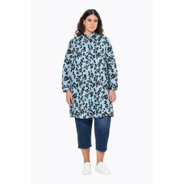 Ulla Popken Hemdbluse in lichtblau | Gr.: 50-52