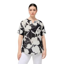 Ulla Popken Shirt in schwarz | Gr.: 58-60