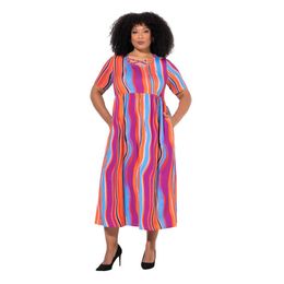 Ulla Popken Kleid in lila | Gr.: 66-68