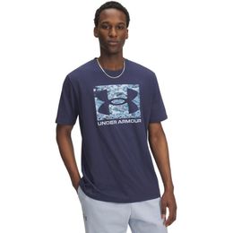 Under Armour Sportshirt "ABC Camo Boxed Logo T-Shirt" in Blau | Gr.: L