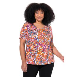 Ulla Popken Shirt in schwarz | Gr.: 50-52