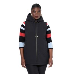 Ulla Popken Weste in schwarz | Gr.: 50-52