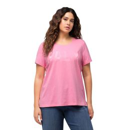 Ulla Popken Shirt in hell pink | Gr.: 58-60