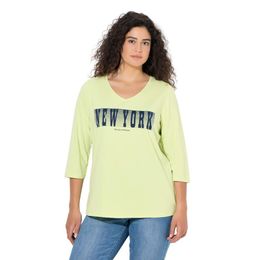 Ulla Popken Shirt in limettengr&uuml;n | Gr.: 46-48
