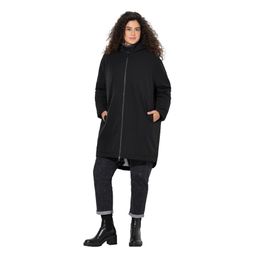 Ulla Popken Parka in schwarz | Gr.: 54-56