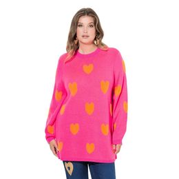 MIAMODA Pullover in neon berry | Gr.: 50-52