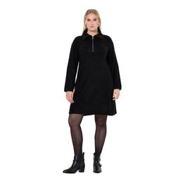 Ulla Popken Midikleid in schwarz | Gr.: 50-52