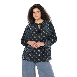 Ulla Popken Tunika in schwarz | Gr.: 58-60