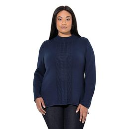 Ulla Popken Pullover in marine | Gr.: 42-44