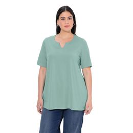 Ulla Popken Shirt in helles moosgr&uuml;n | Gr.: 46-48