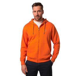 JP1880 Sweatjacke in k&uuml;rbis | Gr.: 8XL