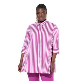 Ulla Popken Hemdbluse in magenta | Gr.: 50-52
