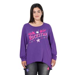Angel of Style Shirt in violett | Gr.: 48