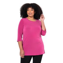 Ulla Popken Longshirt in pink | Gr.: 54-56