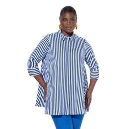 Ulla Popken Hemdbluse in kobaltblau | Gr.: 54-56