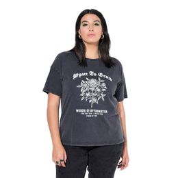 Studio Untold Shirt in anthrazit melange | Gr.: 46-48