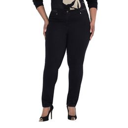 Ulla Popken Jeggings in schwarz | Gr.: 54 - Normalgr&ouml;&szlig;e