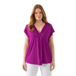 Ulla Popken Shirt in beere | Gr.: 58-60