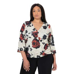 Ulla Popken Shirt in offwhite | Gr.: 50-52