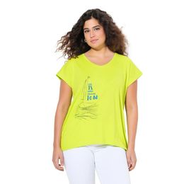 Ulla Popken Shirt in lime | Gr.: 46-48