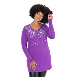 Angel of Style Langarmshirt in violett | Gr.: 48