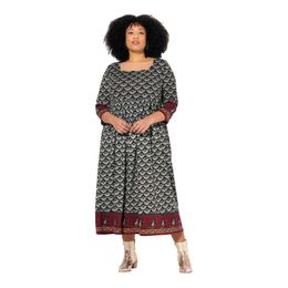 Ulla Popken Kleid in schwarz | Gr.: 54-56