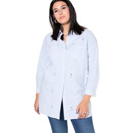 Studio Untold Bluse in kobalt blau | Gr.: 54-56