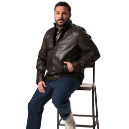Boston Park Lederjacke in mokka | Gr.: 76-78