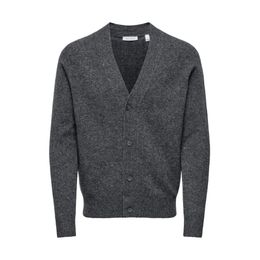 Only & Sons Only&Sons Cardigan 'ONSRAY' in grau | Gr.: L
