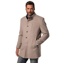 JP1880 Kurzmantel in beige melange | Gr.: 3XL