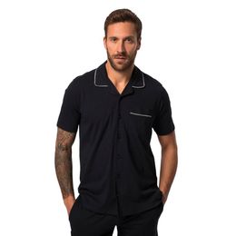 JP1880 Langer Schlafanzug in navy blau | Gr.: 8XL
