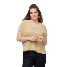 Ulla Popken Pullover in helles gelbgr&uuml;n | Gr.: 46-48