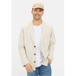 Camel Active Indoor-Sakko mit 3-Knopfleiste in Beige | Gr.: 3XL